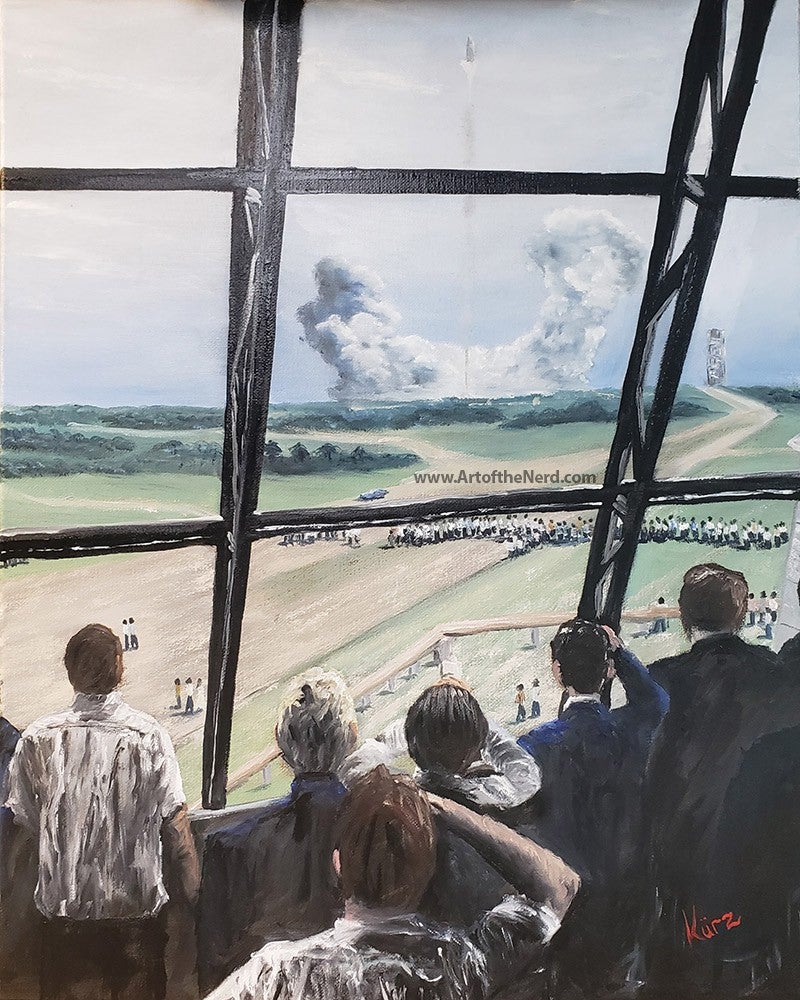 Apollo 11 Control Room | Art of the Nerd - Oil Paintings by Kevin Kurz