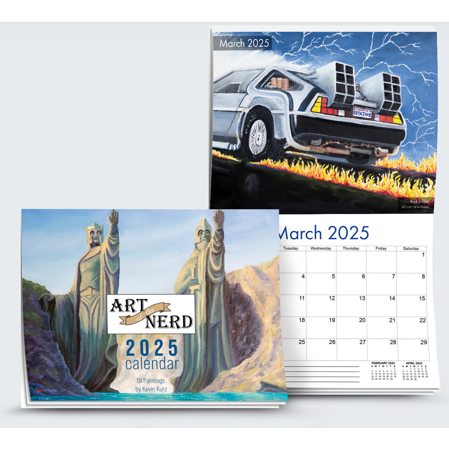 2025 Art of the Nerd Calendar | Art of the Nerd - Oil Paintings by ...